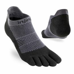 injinji Run Lightweight No Show Bekleidung Damen schwarz S