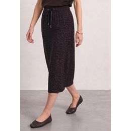 Street One Damen Sommerrockrustic rouge, Gr. 38, Stoff, 100% Viskose, R&ouml;cke, Elastikbund mit Tunnelzug