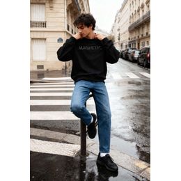 Herren Bedruckter Rundhalsausschnitt Sweatshirt