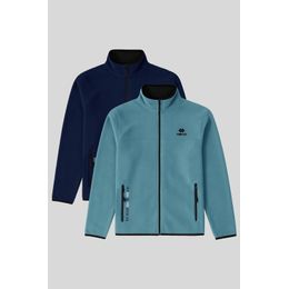 Herren Pl&uuml;sch Sweatshirt mit Rei&szlig;verschluss vorne