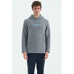 Herren Hoodie mit bedrucktem Logo
