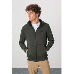Herren Kapuzen-Zip-Sweatshirt