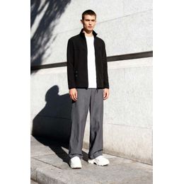 Herren Fleece Zip-Front Sweatshirt
