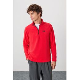 Herren Fleece Halbzip Sweatshirt