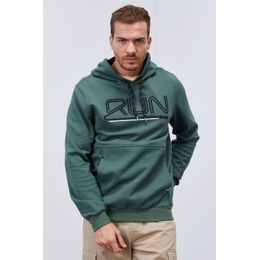 Herren Kapuzensweatshirt mit Logo-Print