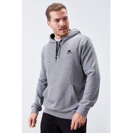 Herren Uni Kapuzensweatshirt mit Tasche