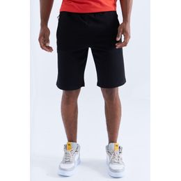 Herren Jersey-Shorts mit Kordelzugbund
