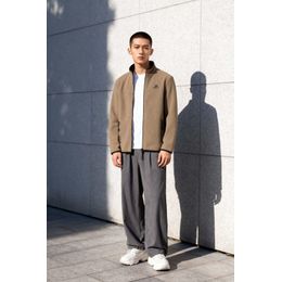 Herren Pl&uuml;sch Zip-Front Sweatshirt