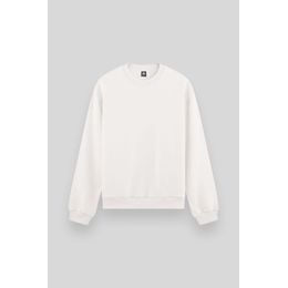 Herren Unifarben Rundhals-Sweatshirt