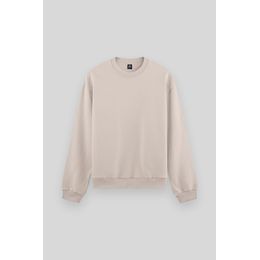 Herren Unifarben Rundhals-Sweatshirt