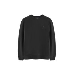 Sweatshirt schwarz im Relaxed Fit mit Rigby Go-Logo