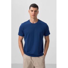 Herren Baumwoll-Elasthan Rundhals T-Shirt