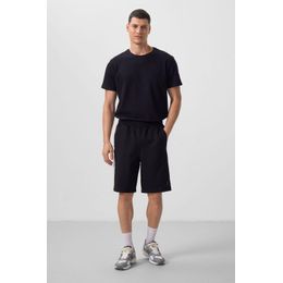 &Uuml;bergro&szlig;e Baumwollmischung Strickshorts