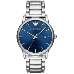 Emporio Armani Herrenuhr Quartz Silber