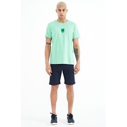 Herren Bedruckte Fleece-Sweatshorts