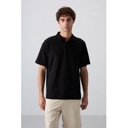 Herren Oversized Polo T-Shirt
