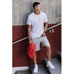 Herren Baumwoll-Elasthan Rundhals T-Shirt