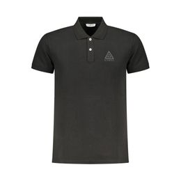 Iceberg Schwarzes Poloshirt Mit Eisberg-dreieck-logo