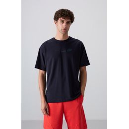 &Uuml;bergr&ouml;&szlig;en Baumwoll-Polyester Rundhalsausschnitt T-Shirt