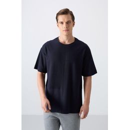 &Uuml;bergr&ouml;&szlig;en Baumwollmischung Rundhalsausschnitt T-Shirt mit Tasche