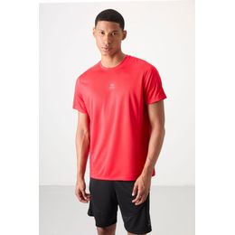 Herren Solid Rundhals Kurzarm T-Shirt