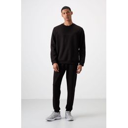 Bedrucktes Fleece-Sweatshirt- und Hosen-Set
