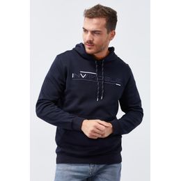 Herrenbedruckter Kapuzenpullover mit Tasche