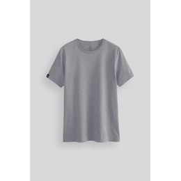 Herren Baumwolle Elasthan Rundhals T-Shirt