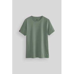 Herren Baumwoll-Elasthan Rundhals T-Shirt