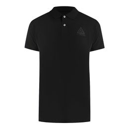 Iceberg Schwarzes Poloshirt Mit Eisberg-dreieck-logo