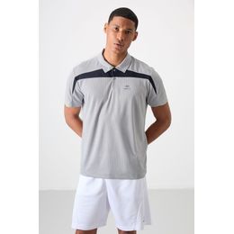 Herren Farbblockiertes Polo-T-Shirt