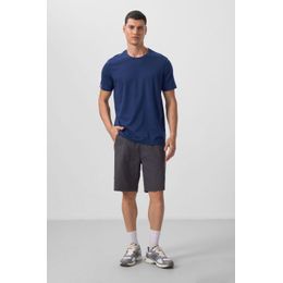 Herren T-Shirt aus Baumwolle mit Elastan, Rundhals