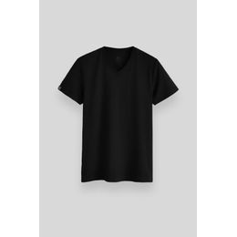 Herren V-Ausschnitt Kurzarm T-Shirt