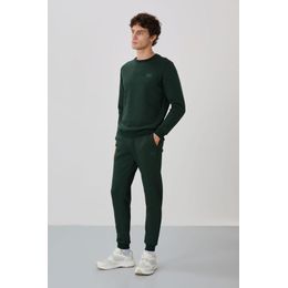 Herren Baumwolle-Polyester Fleece Sweatshirt und Hose Set
