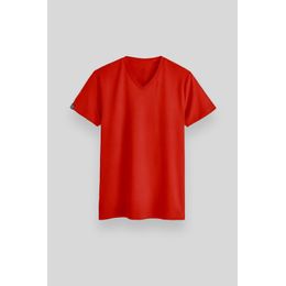 Herren V-Ausschnitt Kurzarm-T-Shirt