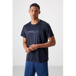 Herren T-Shirt mit Print und Rundhalsausschnitt