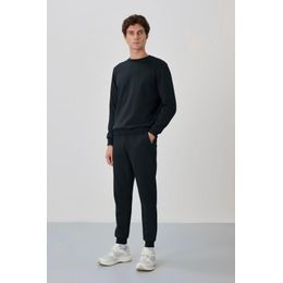 Herren Baumwoll-Polyester Fleece Sweatshirt- und Hosen-Set