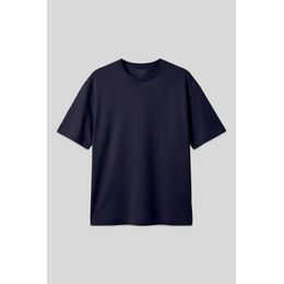 &Uuml;bergro&szlig;es Baumwoll-Crewneck-T-Shirt