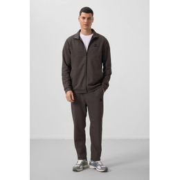 Herren Langarm-Zip Sweatshirt und Hose Set