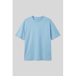 &Uuml;bergro&szlig;es Baumwoll-Crewneck-T-Shirt