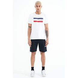 Herren Solid Strick Sweatshorts