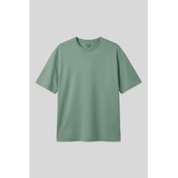 &Uuml;bergro&szlig;es Baumwoll-Crewneck-T-Shirt
