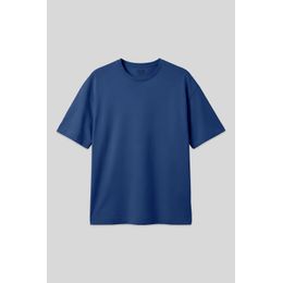 &Uuml;bergro&szlig;es Baumwoll-Crewneck-T-Shirt