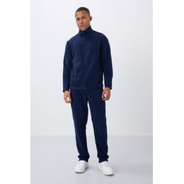 Herren Rei&szlig;verschluss Sweatshirt und Hosen Set