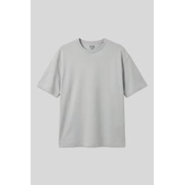 &Uuml;bergro&szlig;es Baumwoll-Crewneck-T-Shirt