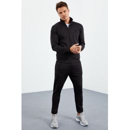 Herren Scuba Strick Sweatshirt und Hose Set