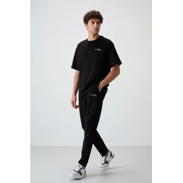 Herren Oversize Baumwoll-Polyester Aktiv-Set