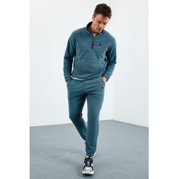Herren Polyester Sweatshirt- und Hosen-Set