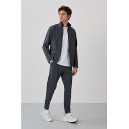Herren Sweatshirt mit Rei&szlig;verschlusskragen und Hose Set