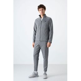 Herren Sweatshirt mit Rei&szlig;verschlusskragen und Hose Set